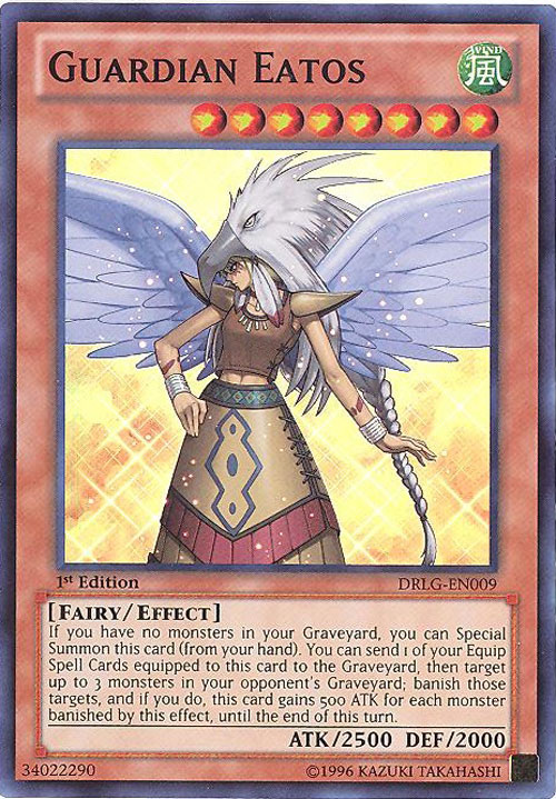 Yu-Gi-Oh Card - DRLG-EN009 - GUARDIAN EATOS (super rare holo ...