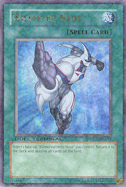Yu-Gi-Oh Card - DT01-EN042 - WRATH OF NEOS (duel terminal ultra ...