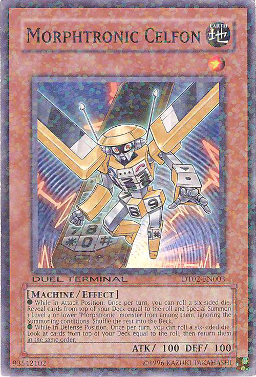 Yu-Gi-Oh Card - DT02-EN003 - MORPHTRONIC CELFON (duel terminal normal parallel rare): BBToyStore ...