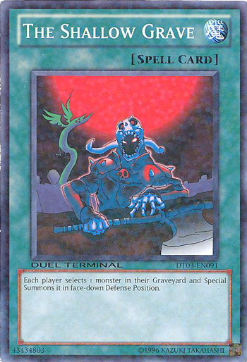Yu-Gi-Oh Card - DT03-EN091 - THE SHALLOW GRAVE (duel terminal normal parallel rare): BBToyStore ...