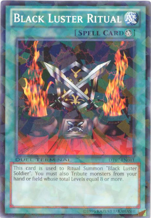 Yu-Gi-Oh Card - DT07-EN041 - BLACK LUSTER RITUAL (duel terminal normal ...