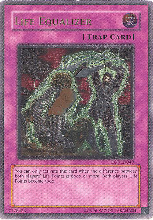 Yu-Gi-Oh Card - EOJ-EN049 - LIFE EQUALIZER (ultimate rare holo ...