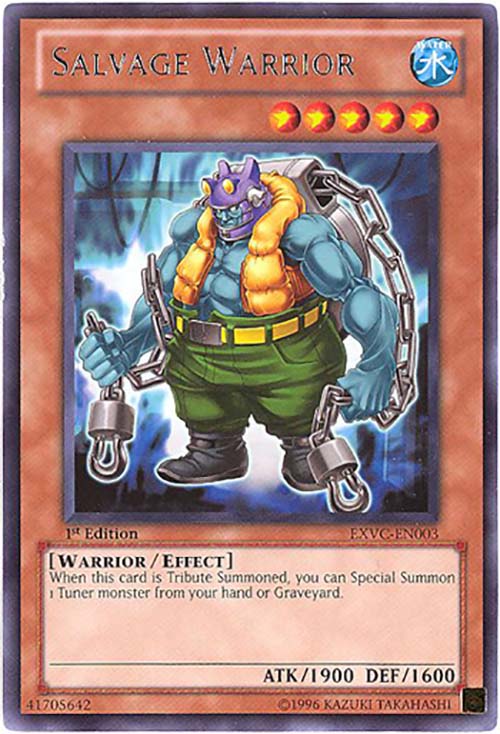 Yu-Gi-Oh Card - EXVC-EN003 - SALVAGE WARRIOR (rare): BBToyStore.com ...