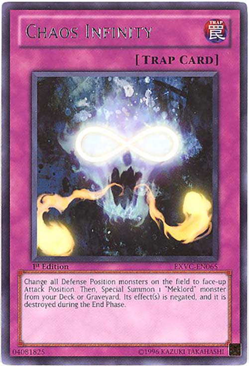Yu-Gi-Oh Card - EXVC-EN065 - CHAOS INFINITY (rare): BBToyStore.com ...