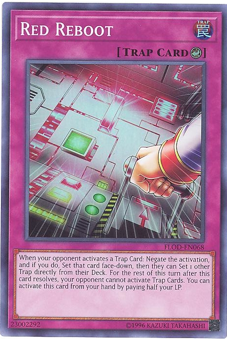 Yu-Gi-Oh Card - FLOD-EN068 - RED REBOOT (super rare holo): BBToyStore ...