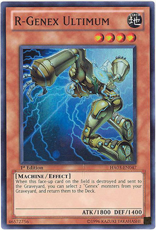Yu-Gi-Oh Card - HA03-EN047 - R-GENEX ULTIMUM (super rare holo ...