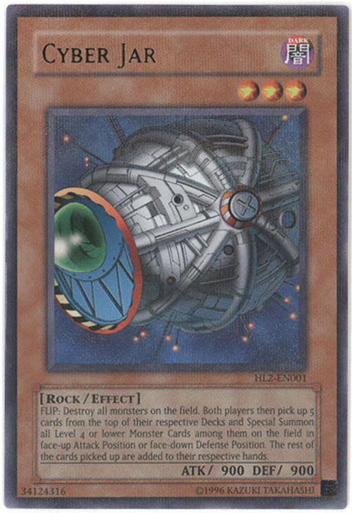 Yu-Gi-Oh Card - HL2-EN001 - CYBER JAR (ultra rare holo): BBToyStore.com ...