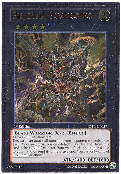 Yu-Gi-Oh Card - JOTL-EN057 - BUJINTEI SUSANOWO (ultimate rare holo): BBToyStore.com - Toys ...