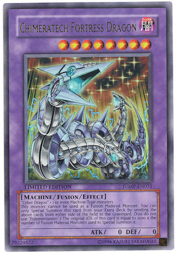 Yu-Gi-Oh Card - JUMP-EN031 - CHIMERATECH FORTRESS DRAGON (ultra rare holo): BBToyStore.com ...