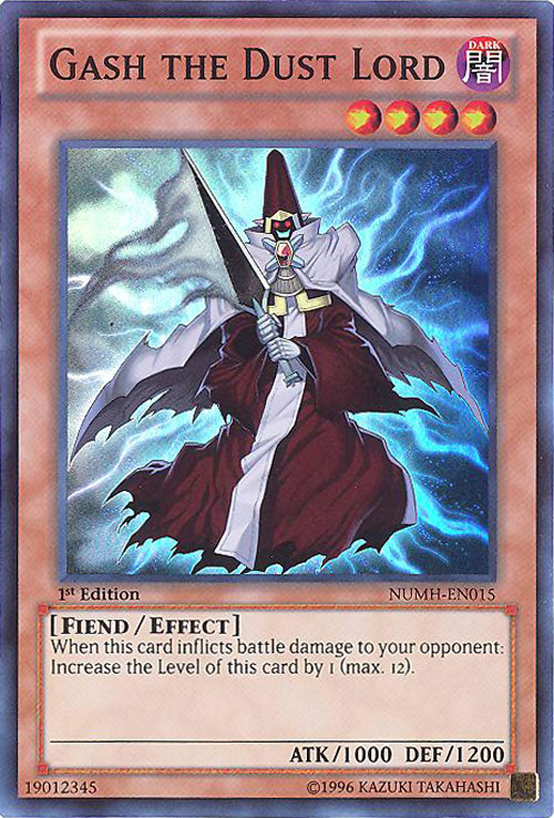 Yu-Gi-Oh Card - NUMH-EN015 - GASH THE DUST LORD (super rare holo ...