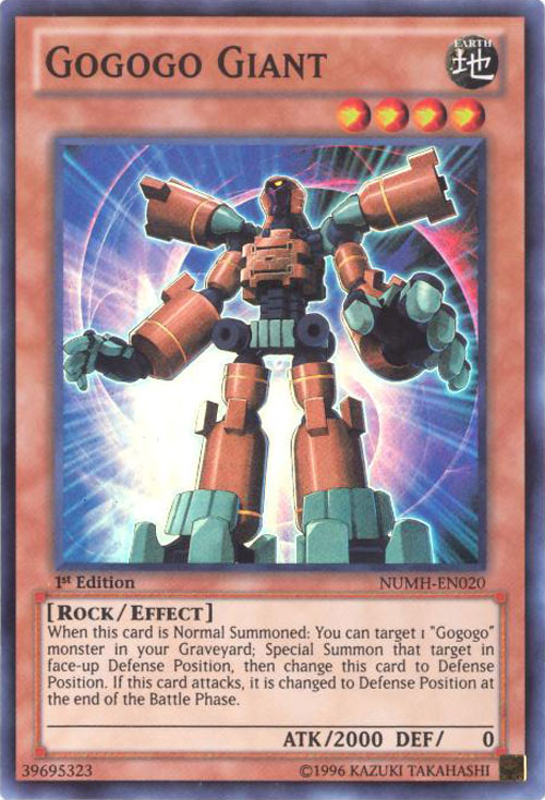 Yu-Gi-Oh Card - NUMH-EN020 - GOGOGO GIANT (super rare holo): BBToyStore.com - Toys, Plush ...