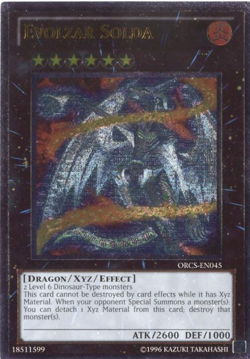 Yu-Gi-Oh Card - ORCS-EN045 - EVOLZAR SOLDA (ultimate rare holo): BBToyStore.com - Toys, Plush ...