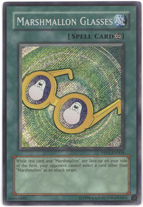 Yu-Gi-Oh Card - PP01-EN004 - MARSHMALLON GLASSES (secret rare holo ...