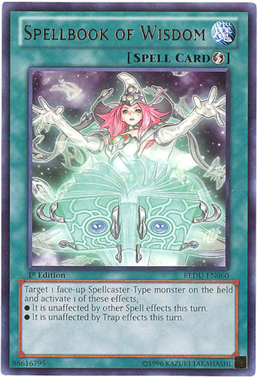 Yu-Gi-Oh Card - REDU-EN060 - SPELLBOOK OF WISDOM (rare): BBToyStore.com ...