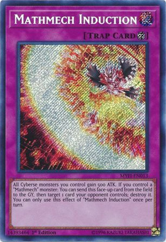 Yu-Gi-Oh Card - MYFI-EN013 - MATHMECH INDUCTION (secret rare holo ...