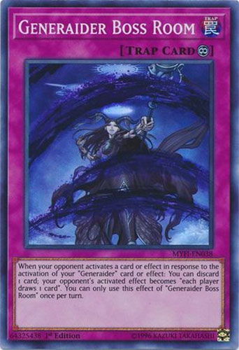 Yu-Gi-Oh Card - MYFI-EN038 - GENERAIDER BOSS ROOM (super rare holo ...