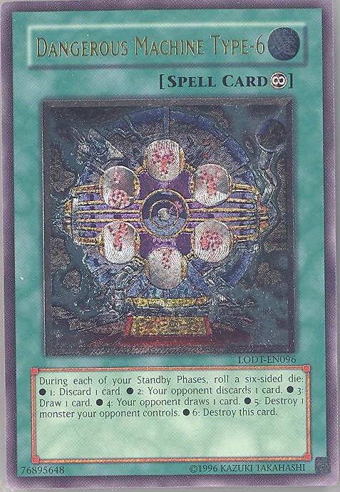 Yu-Gi-Oh Card - LODT-EN096 - DANGEROUS MACHINE TYPE-6 (ultimate rare ...