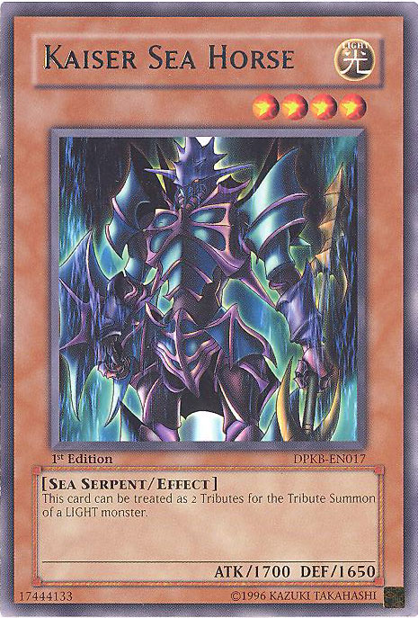 Yu-Gi-Oh Card - DPKB-EN017 - KAISER SEA HORSE (rare): BBToyStore.com ...