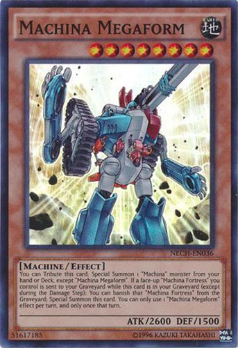 Yu-Gi-Oh Card - NECH-EN036 - MACHINA MEGAFORM (super rare holo): BBToyStore.com - Toys, Plush ...