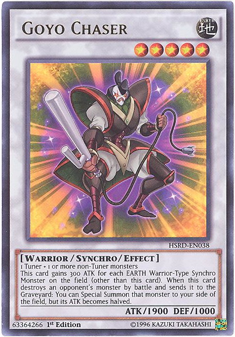 Yu-Gi-Oh Card - HSRD-EN038 - GOYO CHASER (ultra rare holo): BBToyStore ...
