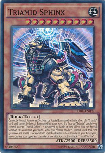 Yu-Gi-Oh Card - TDIL-EN030 - TRIAMID SPHINX (super rare holo ...