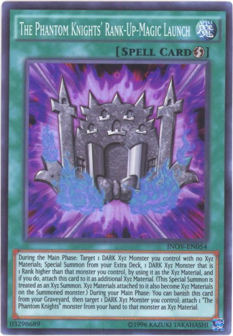 Yu-Gi-Oh Card - INOV-EN054 - THE PHANTOM KNIGHTS' RANK-UP-MAGIC LAUNCH ...