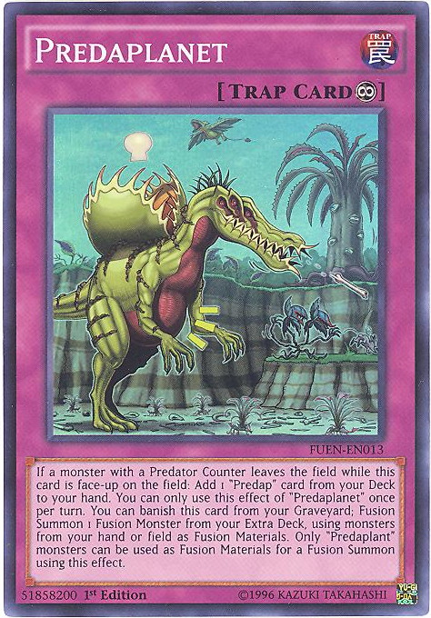 Yu-Gi-Oh Card - FUEN-EN013 - PREDAPLANET (super rare holo): BBToyStore.com - Toys, Plush ...