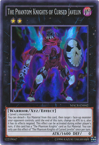 Yu-Gi-Oh Card - MACR-EN042 - THE PHANTOM KNIGHTS OF CURSED JAVELIN ...