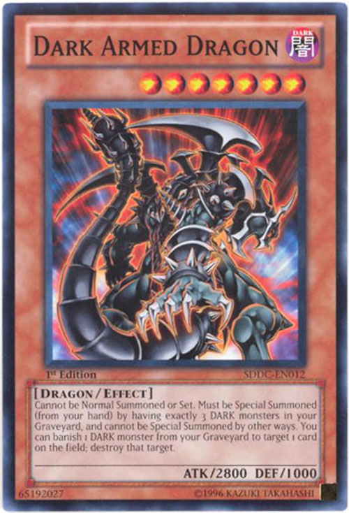 Yu-Gi-Oh Card - SDDC-EN012 - DARK ARMED DRAGON (common): BBToyStore.com ...