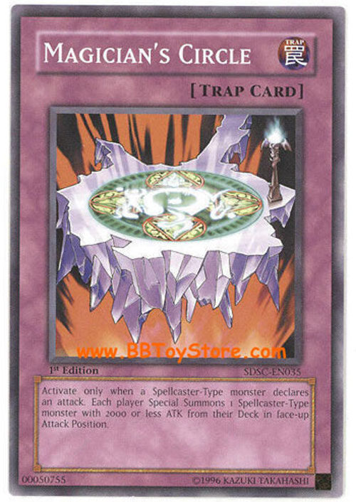 Yu-Gi-Oh Card - SDSC-EN035 - MAGICIAN'S CIRCLE (common): BBToyStore.com ...