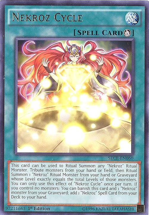 Yu-Gi-Oh Card - SECE-EN060 - NEKROZ CYCLE (rare): BBToyStore.com - Toys ...