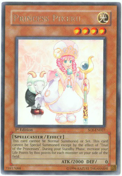 Yu-Gi-Oh Card - SOI-EN027 - PRINCESS PIKERU (rare): BBToyStore.com ...