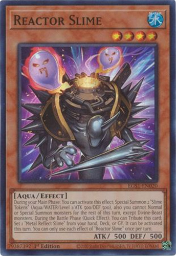 Yu-Gi-Oh Card - EGS1-EN020 - REACTOR SLIME (super rare holo ...