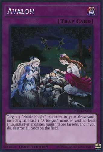 Yu-Gi-Oh Card - NKRT-EN031 - AVALON (platinum rare): BBToyStore.com ...