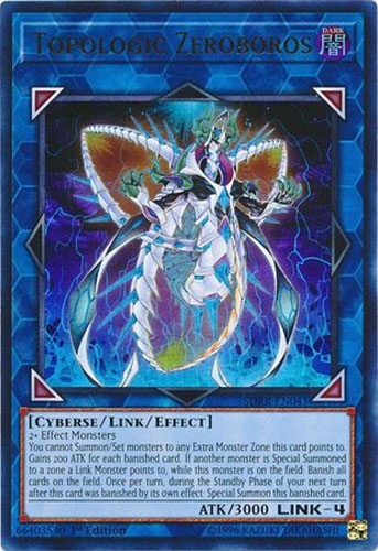 Yu-Gi-Oh Card - SDRR-EN041 - TOPOLOGIC ZEROBOROS (ultra rare holo ...