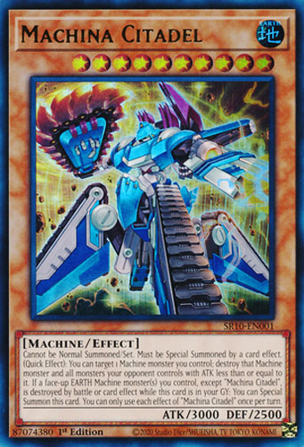 Yu-Gi-Oh Card - SR10-EN001 - MACHINA CITADEL (ultra rare holo ...