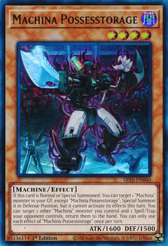 Yu-Gi-Oh Card - SR10-EN040 - MACHINA POSSESSTORAGE (ultra rare holo ...