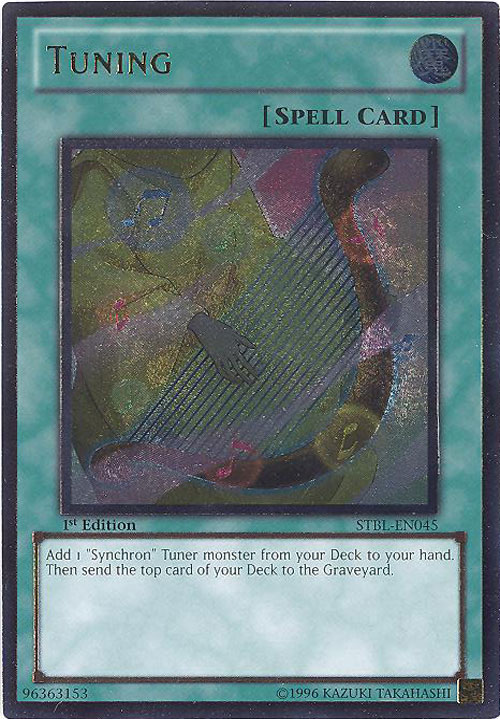 Yu-Gi-Oh Card - STBL-EN045 - TUNING (ultimate rare holo): BBToyStore ...