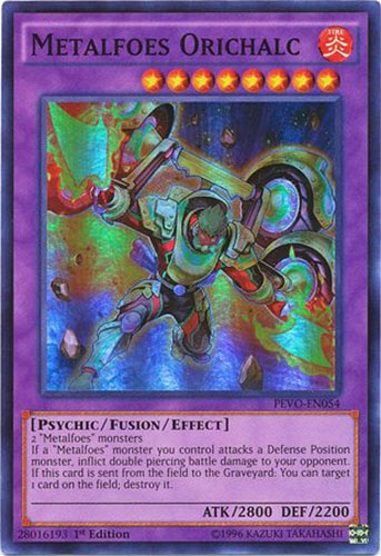 Yu-Gi-Oh Card - PEVO-EN054 - METALFOES ORICHALC (super rare holo): BBToyStore.com - Toys, Plush ...