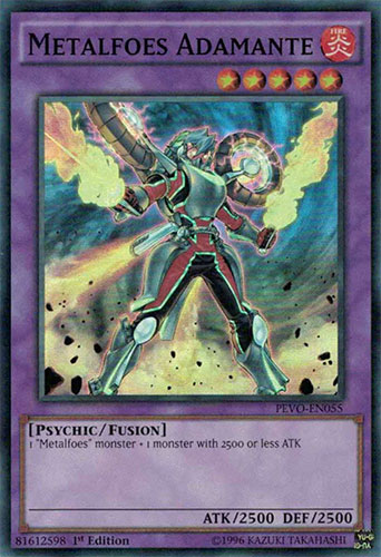 Yu-Gi-Oh Card - PEVO-EN055 - METALFOES ADAMANTE (super rare holo ...