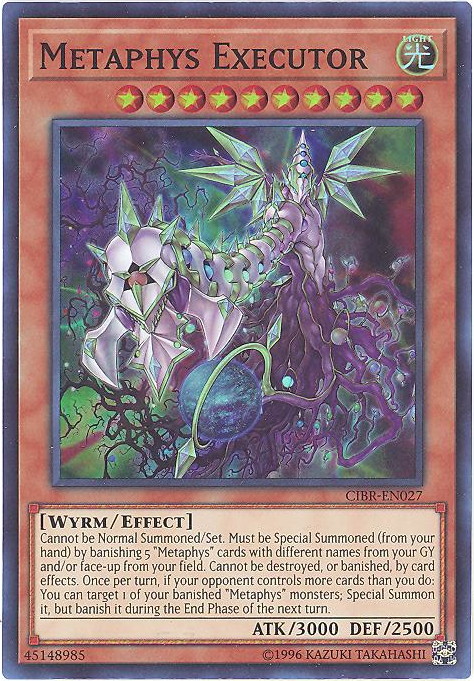 Yu-Gi-Oh Card - CIBR-EN027 - METAPHYS EXECUTOR (super rare holo ...