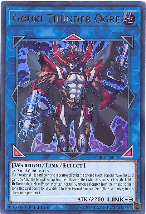 Yu-Gi-Oh Card - CIBR-EN045 - GOUKI THUNDER OGRE (ultra rare holo): BBToyStore.com - Toys, Plush ...