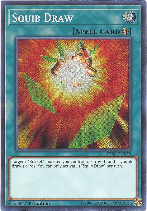 Yu-Gi-Oh Card - CIBR-EN055 - SQUIB DRAW (secret rare holo): BBToyStore ...