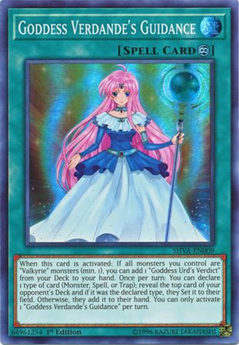 Yu-Gi-Oh Card - SHVA-EN009 - GODDESS VERDANDE'S GUIDANCE (super rare ...