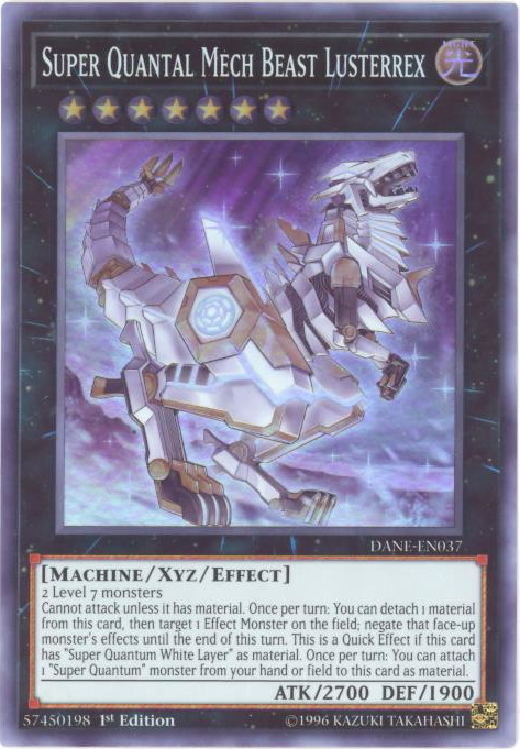 Yu-Gi-Oh Card - DANE-EN037 - SUPER QUANTAL MECH BEAST LUSTERREX (super ...