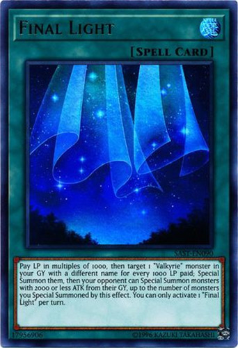 Yu-Gi-Oh Card - SAST-EN090 - FINAL LIGHT (ultra rare holo): BBToyStore ...