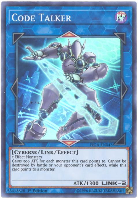 Yu-Gi-Oh Card - FIGA-EN043 - CODE TALKER (super rare holo): BBToyStore.com - Toys, Plush ...
