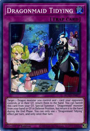 Yu-Gi-Oh Card - ROTD-EN077 - DRAGONMAID TIDYING (super rare holo): BBToyStore.com - Toys, Plush ...