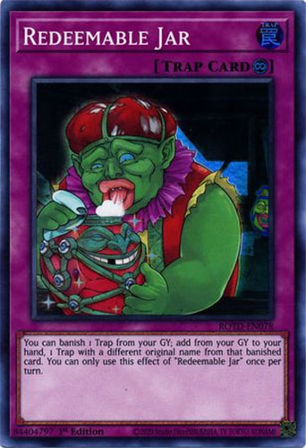 Yu-Gi-Oh Card - ROTD-EN078 - REDEEMABLE JAR (super rare holo ...