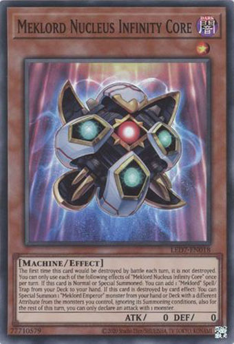 Yu-Gi-Oh Card - LED7-EN018 - MEKLORD NUCLEUS INFINITY CORE (super rare ...
